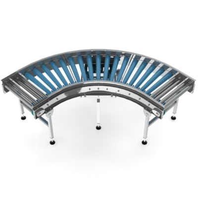 Curve - Belt Driven Live Rollers - Powered Conveyors